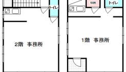 どの駅からも徒歩8分以内のレンタルルームの間取り図1