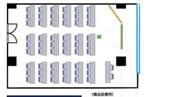 【青葉通一番町駅から徒歩1分】仙台一番町店 6階A会議室【マイク・プロジェクター・モニターなど設備豊富】の間取り図1