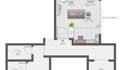 【横浜・関内駅徒歩3分】リニューアル価格✨広々とした完全個室のプライベート空間✨エステ・リラクに最適🌿の間取り図1