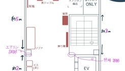 【多面スタジオ】馬喰横山駅から徒歩1分の撮影スタジオの間取り図1