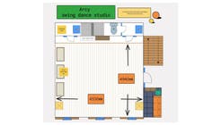 🌴夏季限定10%off🌻【石川町駅5分】レンタルダンススタジオ|横浜の間取り図1
