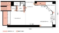 【北松戸駅徒歩1分】様々なイメージが撮影できる駅近スタジオの間取り図1
