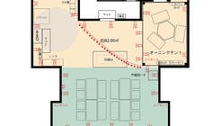 浅草スカイガーデン屋上の間取り図1