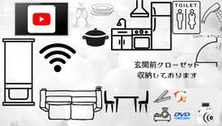 NEW OPENキャンペーン中!【ホワイトオン天満】天満駅2分✨扇町3分✨高機能プロジェクター🎥広々2部屋の間取り図1