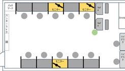 【谷町四丁目駅・六丁目駅すぐ】高速Wi-Fi/独立席/フリードリンク/LEDライト/集中できる環境の間取り図1