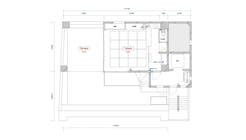 <8階 Tatami Room & Terrace>✨10月末までのキャンペーン価格✨テラス付き和室レンタルスペース🍵の間取り図1