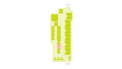 🌟隙間時間の待合室に🌟【新宿駅西口徒歩4分|飲物持込OK|5S】座り心地抜群ソファ/無料Wi-Fi/電源/31.5inモニターの間取り図1