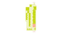 🌟6人までの打ち合わせに最適🌟【新宿駅西口徒歩4分|貸し会議室|21G】半個室/無料Wi-Fi/電源/55inモニターの間取り図1