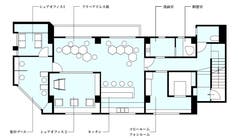 熊谷駅徒歩9分🚶♀️おしゃれできれいなコワーキングスペースの間取り図1
