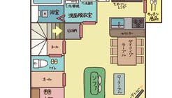 大垣ICから車で2分多彩なキッチンアイテム付きパーティースペースの間取り図1