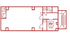 小規模オフィス(定員10名)/イベント・撮影利用可の間取り図1