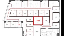 レンタルオフィス内会議室⭐︎1~3名用⭐︎高速Wi-Fiの間取り図1
