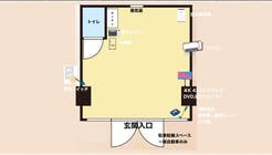 上十条5丁目バス停徒歩1秒🚌会議室👩🏻💻推し活🎉ダンスレッスン💃ポップアップストア🏪の間取り図1