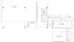 地下鉄「五条駅」より徒歩5分 和室(8畳+5畳+水屋スペース)の間取り図1