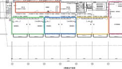 2Fフロア貸し(教室、化学実験室、廊下など)|飯田橋駅徒歩2分学校跡地のレンタルスペース/撮影、セミナー、ポップアップなどの間取り図1