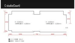 ベストホスト運営✨ 天高5m駅30秒の格安撮影スタジオ!各種撮影用照明、黒バック、グリーンバック、有線LAN完備!の間取り図1