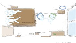 【大阪ホテル口コミNo.1の1室】超高速安定WiFi・高セキュリティ■毎回消毒◎オンライン・web面接・zoom会議に◎の間取り図1