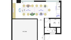 【天神駅徒歩9分】リノベ会社のレンタルスペース「ストックスタジオ」/撮影/販売/会議/イベント等に!の間取り図1
