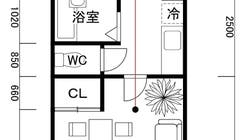京都寿A5 Netflix視聴可!プロジェクター完備!!の間取り図1