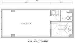 【キブンシツ蔵前】YouTube動画撮影・写真撮影・会議・テレワーク・オンライン面接【駅徒歩3分】高速Wi-Fiの間取り図1