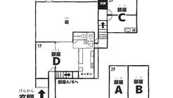 【河内花園駅徒歩6分】古民家リノベ セミナーや研修、サークル活動などにも! えがおBルームの間取り図1