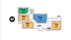 【音楽スタジオ】北千住駅徒歩5分!24時間営業・年中無休のスタジオ/1時間単位の間取り図1