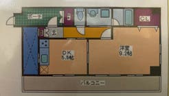 【谷町九丁目駅1分】テレワークに最適!!超集中型スペース森の部屋オープン★緑を使った癒しの空間で生産性UP間違いなし!/完全個室の間取り図1