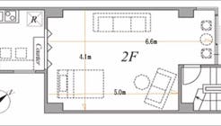 1棟貸し:2F~屋上 3フロア+屋上 100㎡・水撮影ができる(温水可能)・自然光・コスプレ撮影・作品撮り・屋上・YouTubeの間取り図1