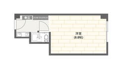 【新大阪駅東口10秒❗️駅目の前】トイレ改装済⭐️無料WiFi⚡️プロジェクター無料貸出中✨個室・会議・面談《SS新大阪617》の間取り図1