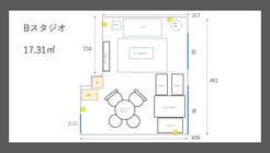 6月19日閉店、予約はお早めに! 戸越銀座でアメリカンポップな撮影スタジオ 屋上も使用可能です♪の間取り図1