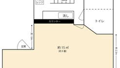レンタルスペースReforest/【入間市駅徒歩10分】小さな森の小さなレンタルスペース/展示会/ワークショップの間取り図1